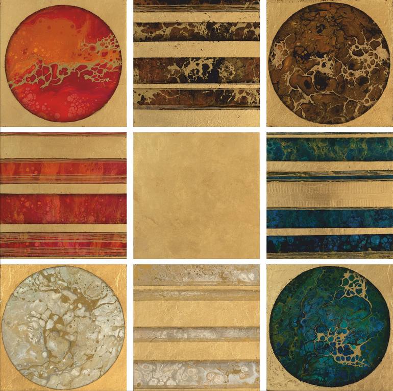 Four Elements Painting by Alexandra Guzmán-Navia | Saatchi Art