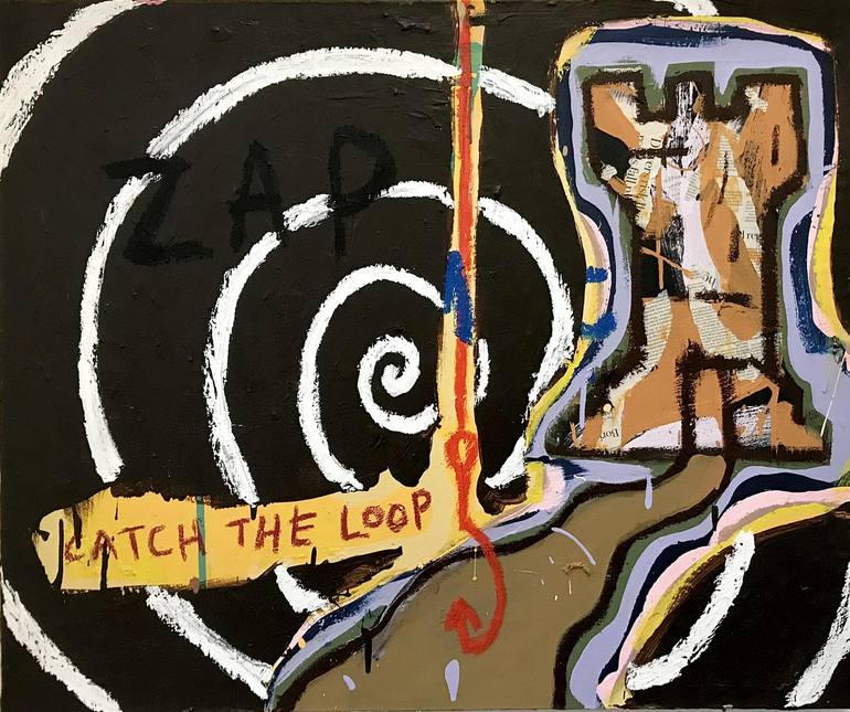 ZAP Painting by Tom Allwinton | Saatchi Art