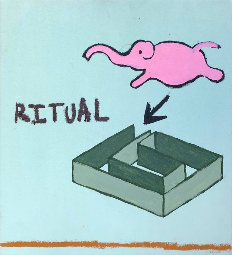 Ritual Painting by Tom Allwinton | Saatchi Art