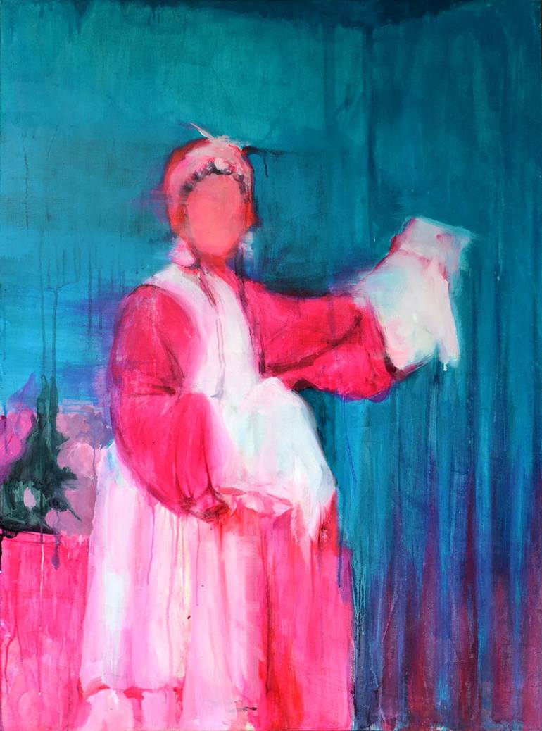 Peking Opera series-virtuous lady Painting by Qing Dong | Saatchi Art
