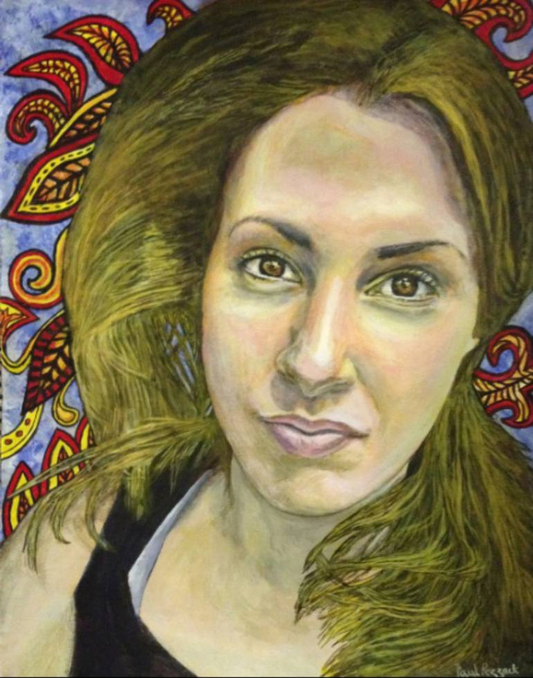 Portrait of Heather Painting by Paul Pezzack | Saatchi Art