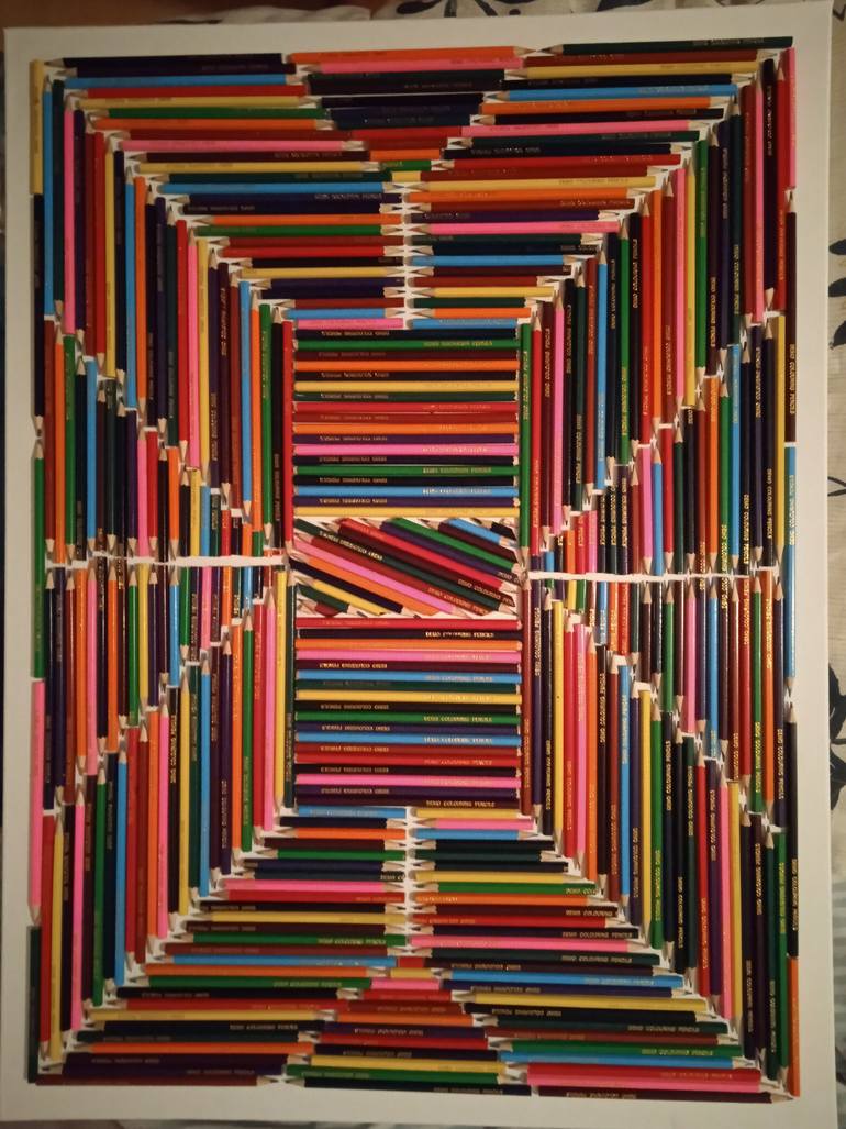 rectangle s'écartant en étoile branches larges Collage by Serge Arnaud ...