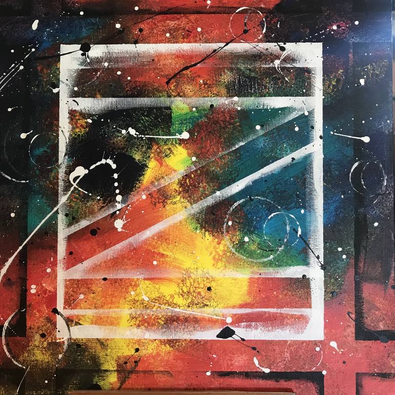 COSMOS Painting by zasio salome | Saatchi Art