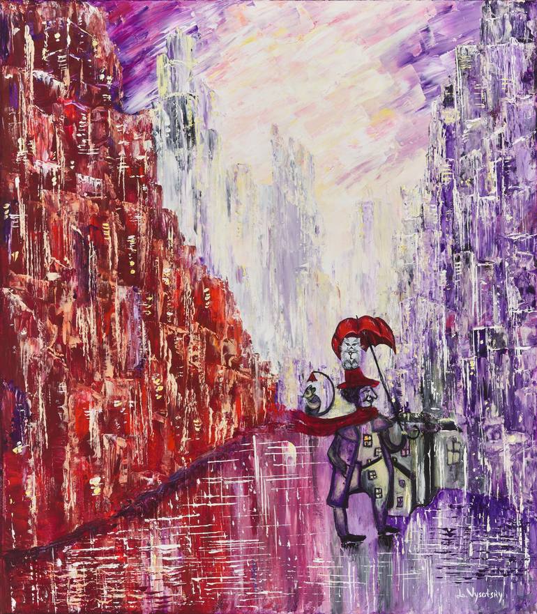 Keepers of the Magical Cities Painting by Leda Vysotsky | Saatchi Art