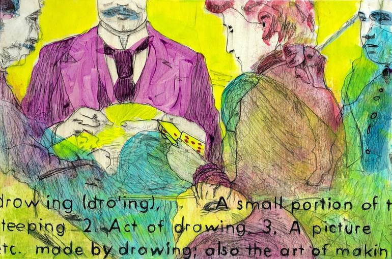 A Seat at The Table Painting by Marianne Howard | Saatchi Art