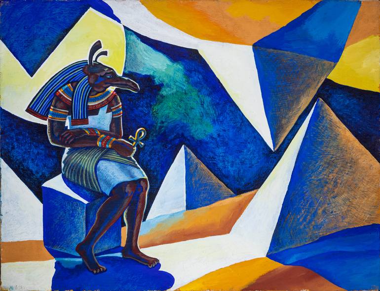 Seth Painting by Sviatlana Vetrava | Saatchi Art