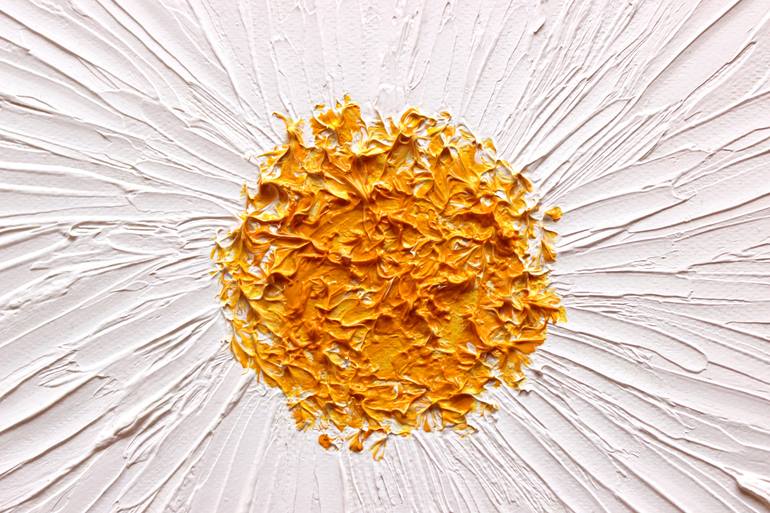 Chamomile Painting by Maka Burdiladze | Saatchi Art