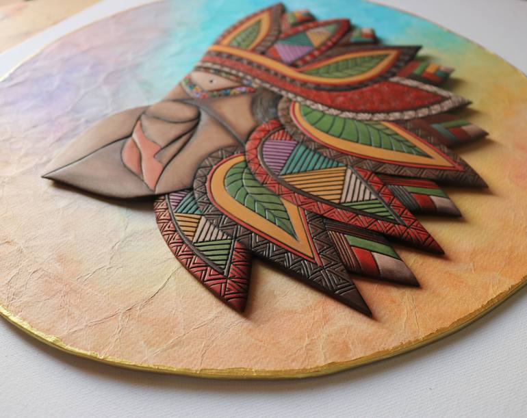 Amerindian, Native American, Red Indian Sculpture by Ghazwan Issa ...