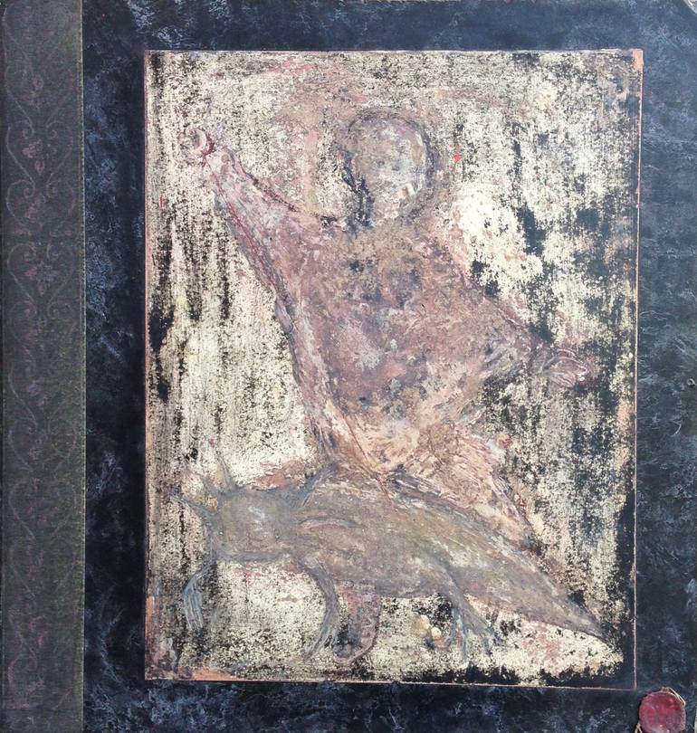 St. LANCELOT slaying an AXOLOTL Painting by Viktor Yalovenko | Saatchi Art