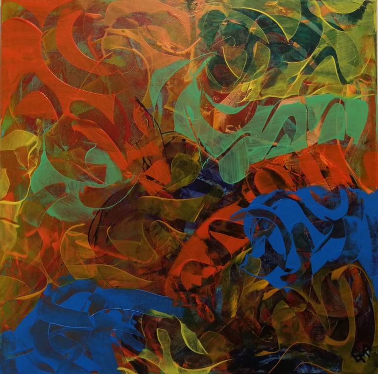 Camouflage Painting by Ema Ribeiro | Saatchi Art