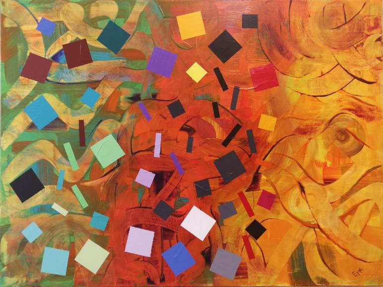 Party Painting by Ema Ribeiro | Saatchi Art