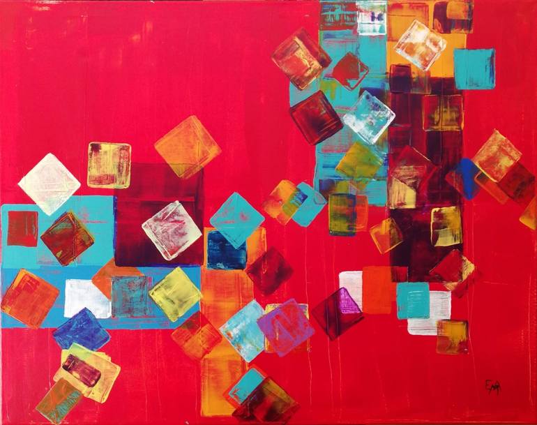 Feast Painting by Ema Ribeiro | Saatchi Art