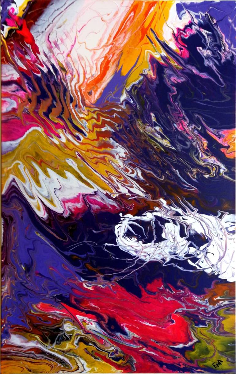 On my path Painting by Ema Ribeiro | Saatchi Art