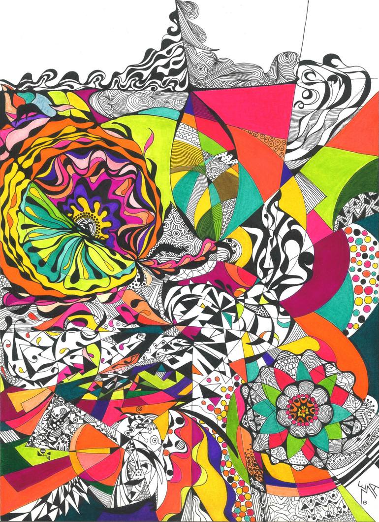 Carousel Painting by Ema Ribeiro | Saatchi Art