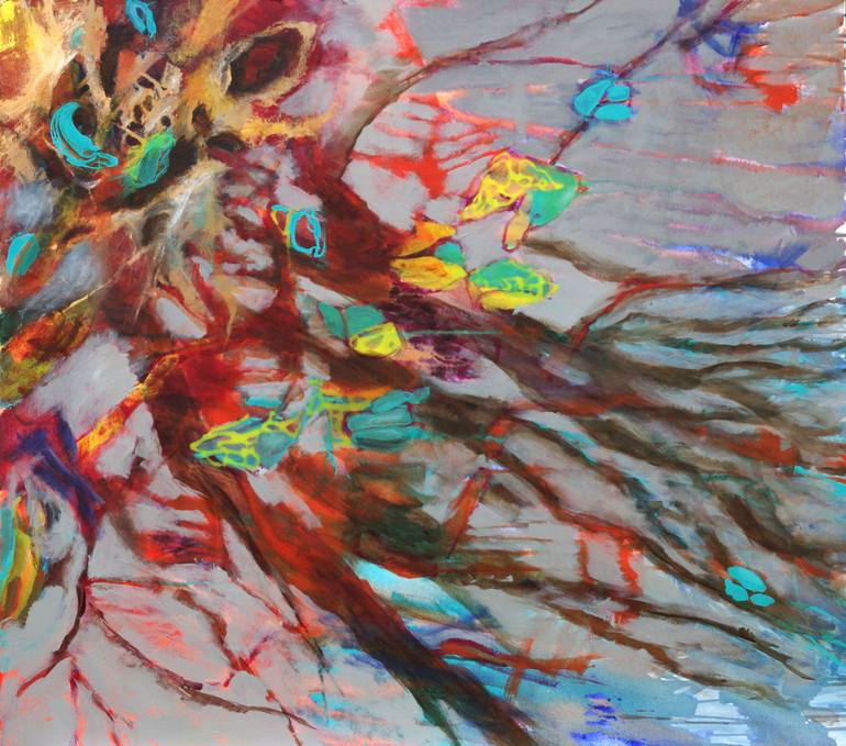 Black Lake #1 Painting by Simone Weber | Saatchi Art