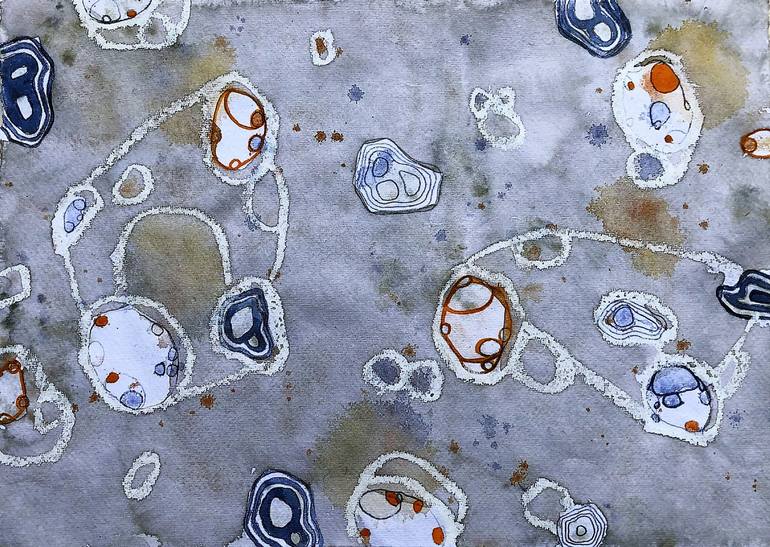 Microcosm #2 Drawing by Simone Weber | Saatchi Art