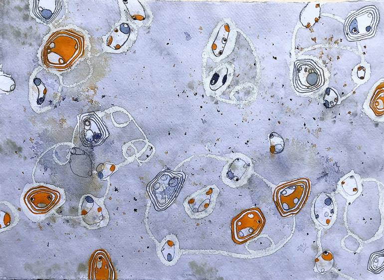 Microcosm #3 Drawing by Simone Weber | Saatchi Art