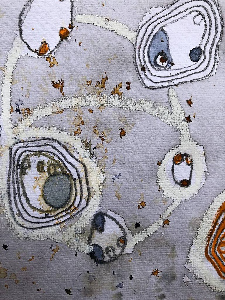 Microcosm #3 Drawing by Simone Weber | Saatchi Art