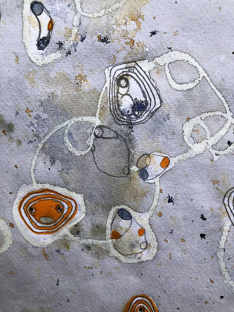 Microcosm #3 Drawing by Simone Weber | Saatchi Art