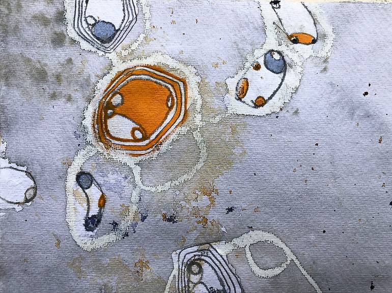 Microcosm #3 Drawing by Simone Weber | Saatchi Art