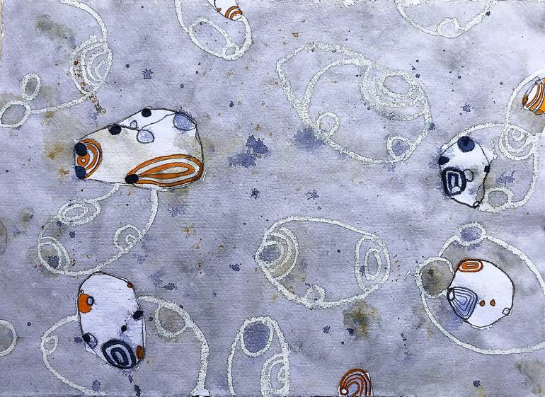 Microcosm #4 Drawing by Simone Weber | Saatchi Art