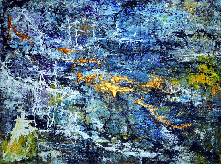 Universo primordiale (primordial universe) Painting by MARIAGRAZIA ...