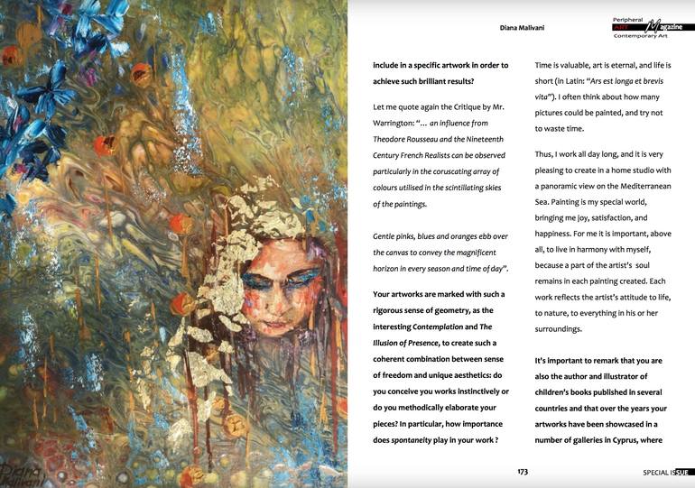 Dying in the Rain Painting by Diana Malivani | Saatchi Art