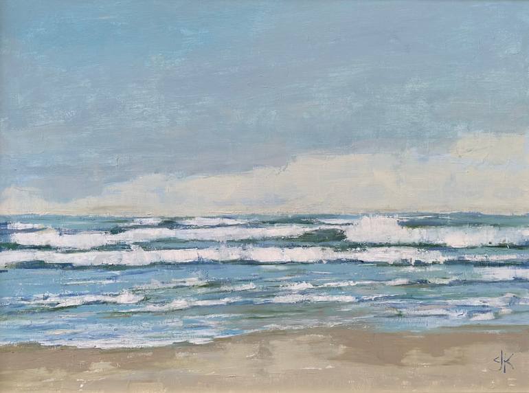 Abstract Encounter Painting by Claire Kendrick | Saatchi Art