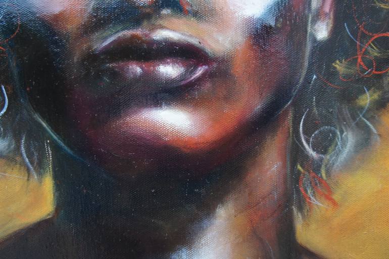 My skin is black Painting by Mariia Shelkovaia | Saatchi Art New Zealand