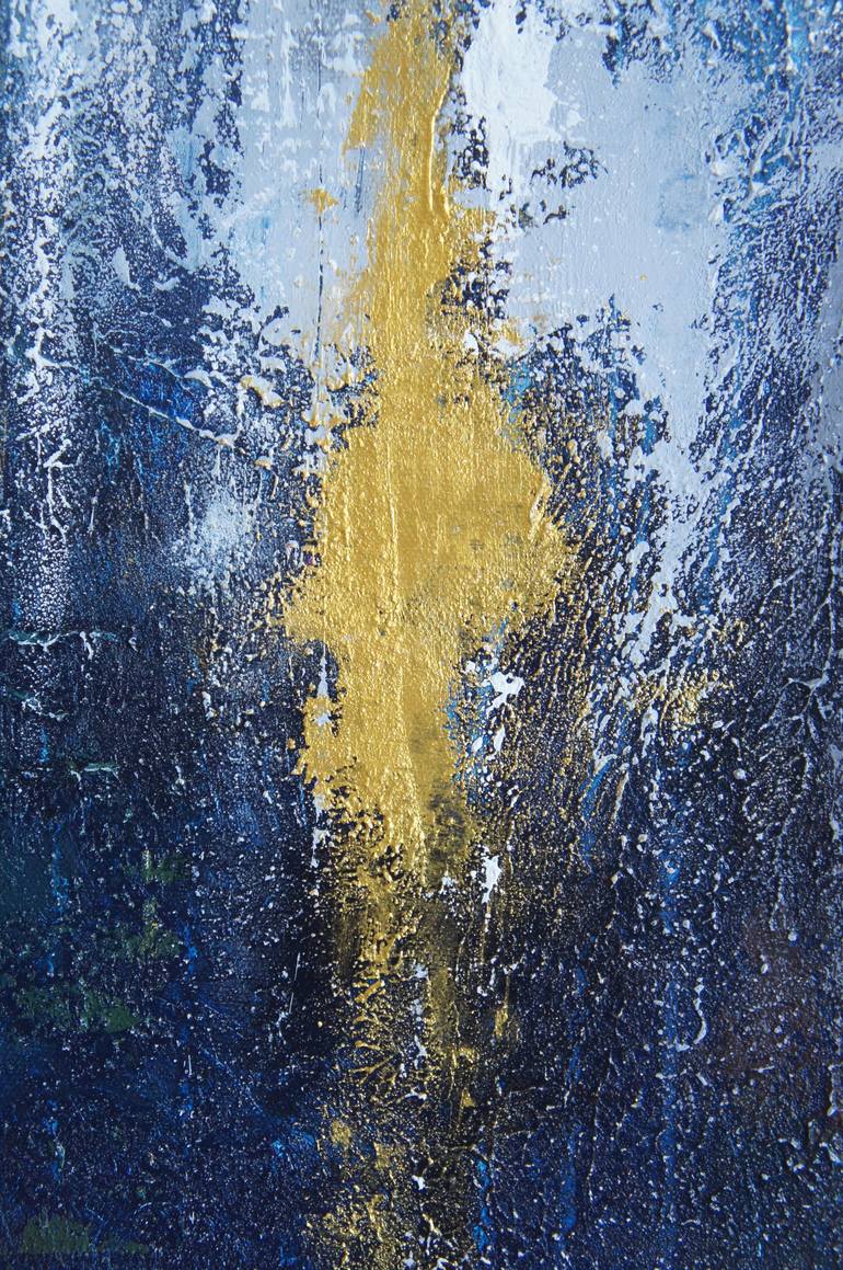 Magic snow Painting by Mariia Shelkovaia | Saatchi Art