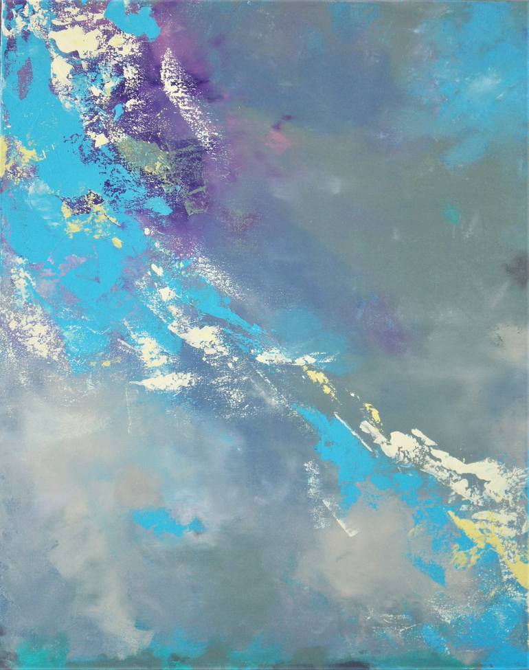 Sky Play Painting by Mariia Shelkovaia | Saatchi Art