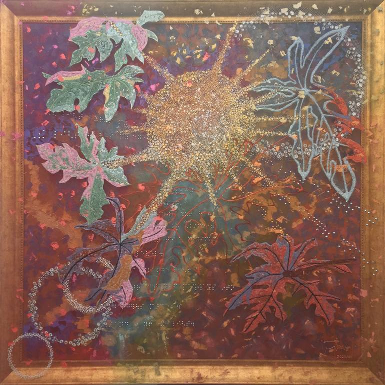 Pixie Dust on Papaya Painting by Lê Thanh NguyêN PhươNg | Saatchi Art