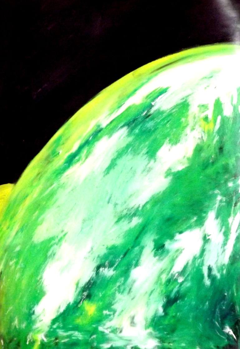 Planet G Painting by sotiris sotiriou | Saatchi Art