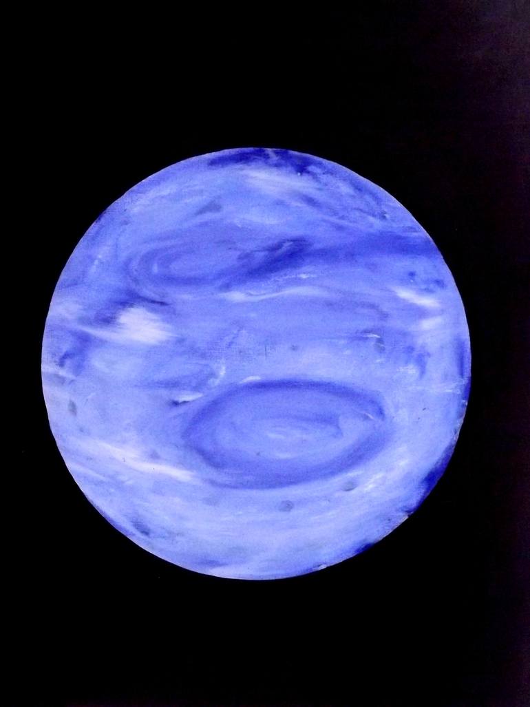 Planet 14 Painting by Sotiris Sotiriou | Saatchi Art