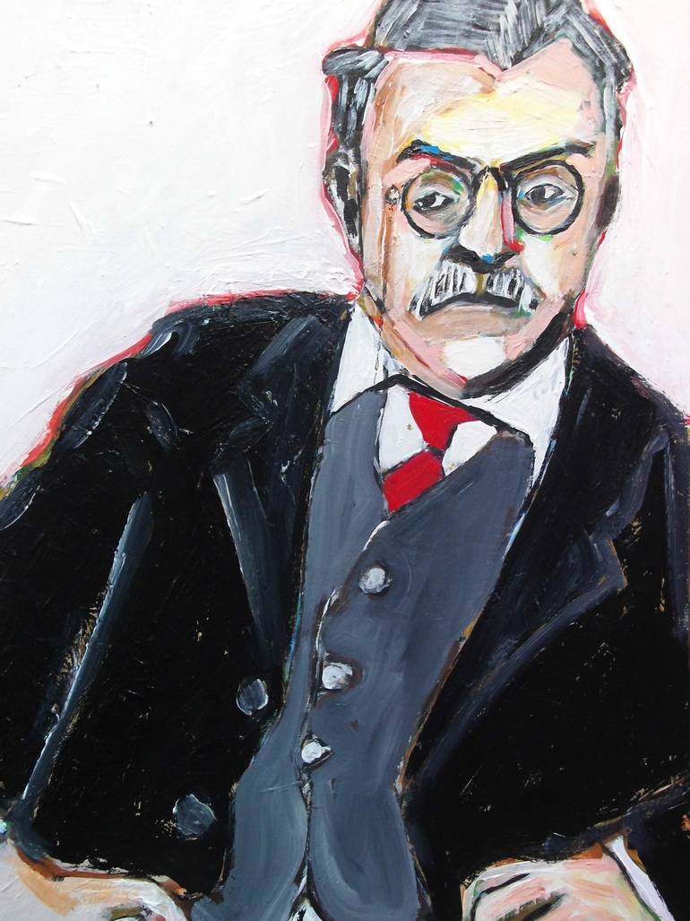 Teddy Roosevelt Painting by Ron Kammer | Saatchi Art