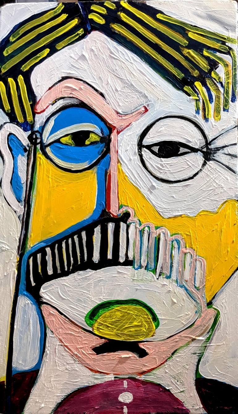 Teddy Roosevelt Painting by Ron Kammer | Saatchi Art