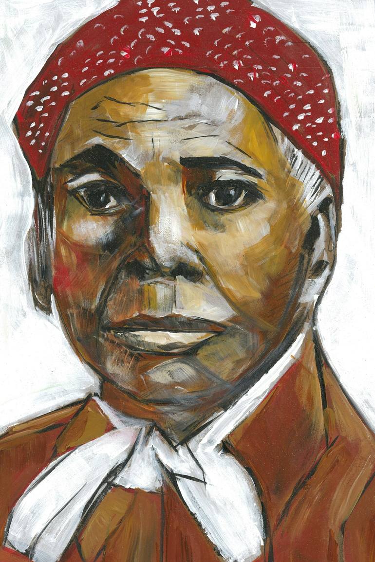 Harriot Tubman Painting by Ron Kammer | Saatchi Art