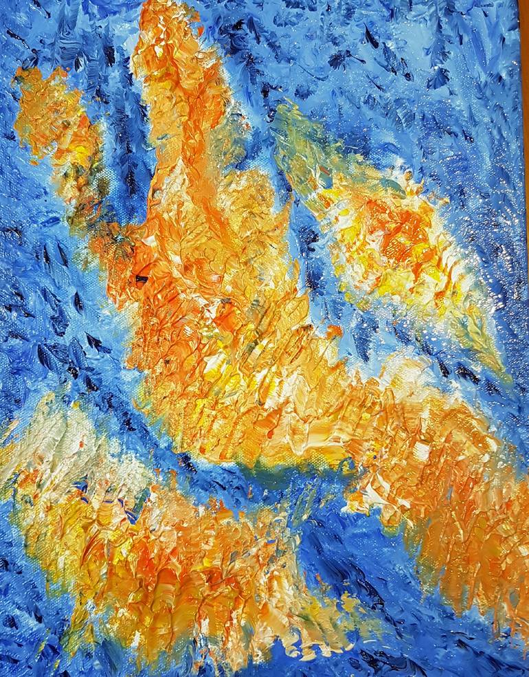 Sky Painting by Deepali Sinha | Saatchi Art