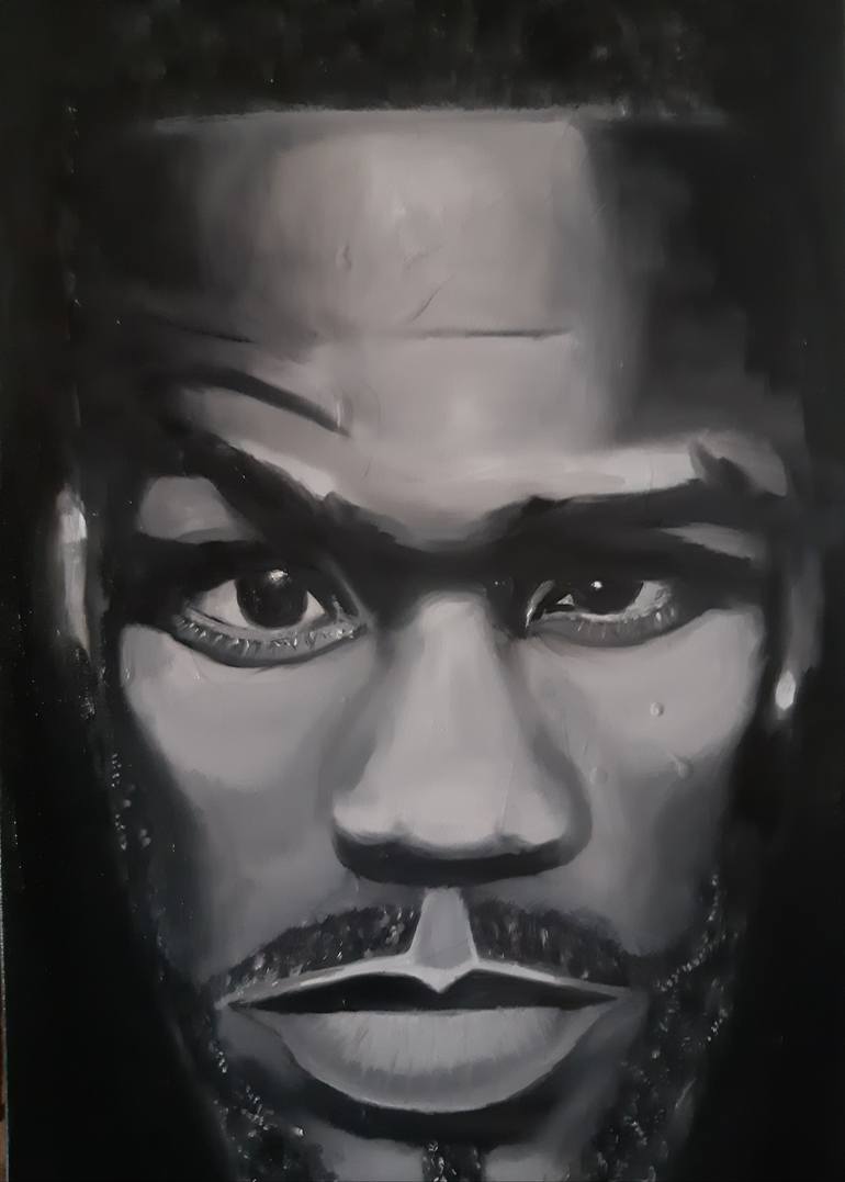 50 cent Painting by Clara Macovei | Saatchi Art