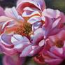 The luxury of peonies Painting by Galina Rodionova | Saatchi Art