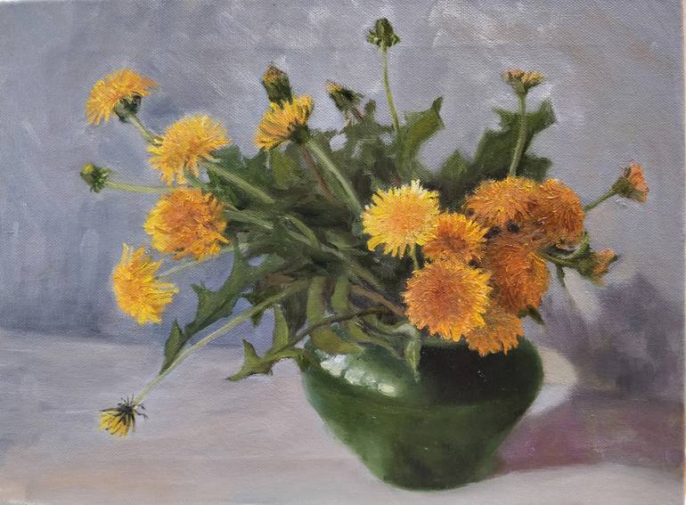 Dandelions Painting by Galina Rodionova | Saatchi Art