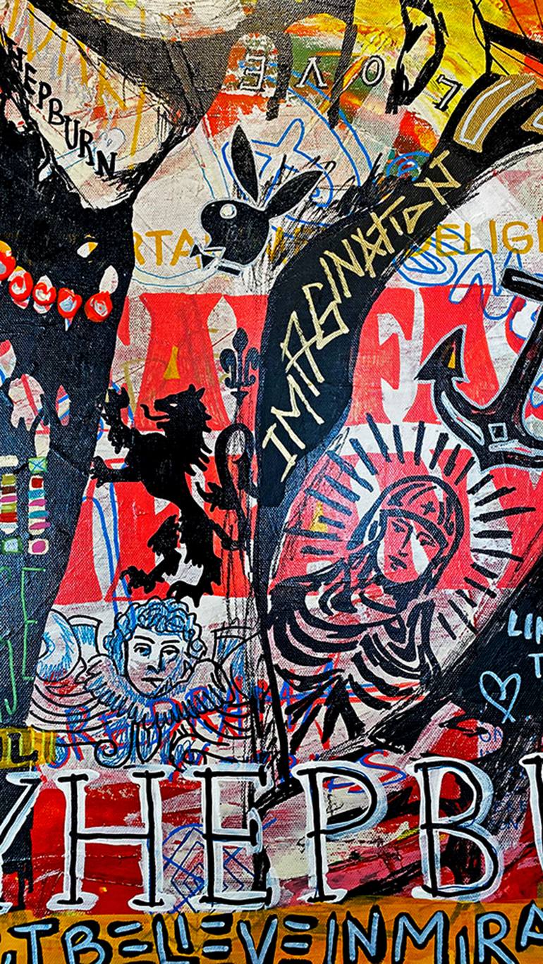 Audrey Hepburn Charisma Painting by Tadas Sokolovas | Saatchi Art