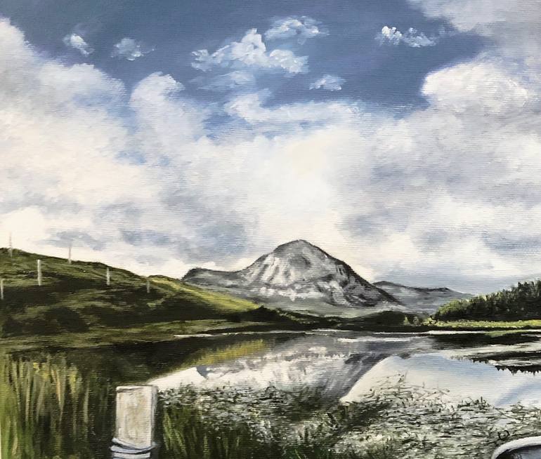 Mount Errigal Co.Donegal Painting by Ally Toye | Saatchi Art