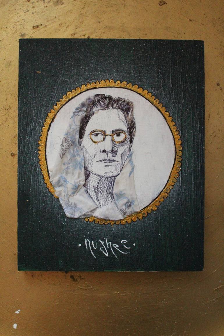 Kamini Roy- Education Painting by Nushei Nushei | Saatchi Art