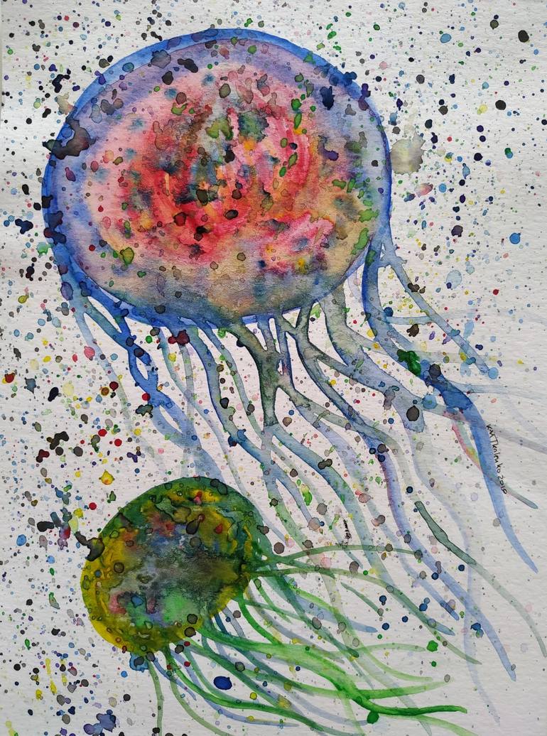 Connection Painting by Khrystyna-Maria Tkalenko | Saatchi Art