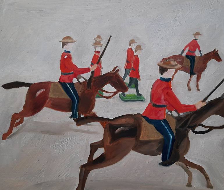 Battle Cry Painting by Ketan Shah | Saatchi Art