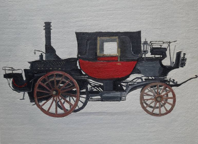 Steam Coach Painting by Ketan Shah | Saatchi Art