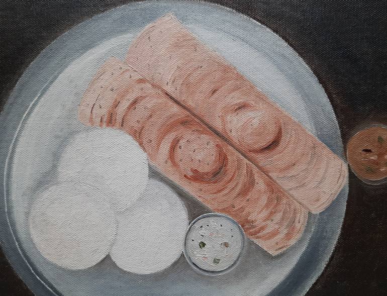 Idly Dosa Painting by Ketan Shah | Saatchi Art