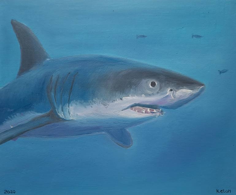 Shark Painting by Ketan Shah | Saatchi Art