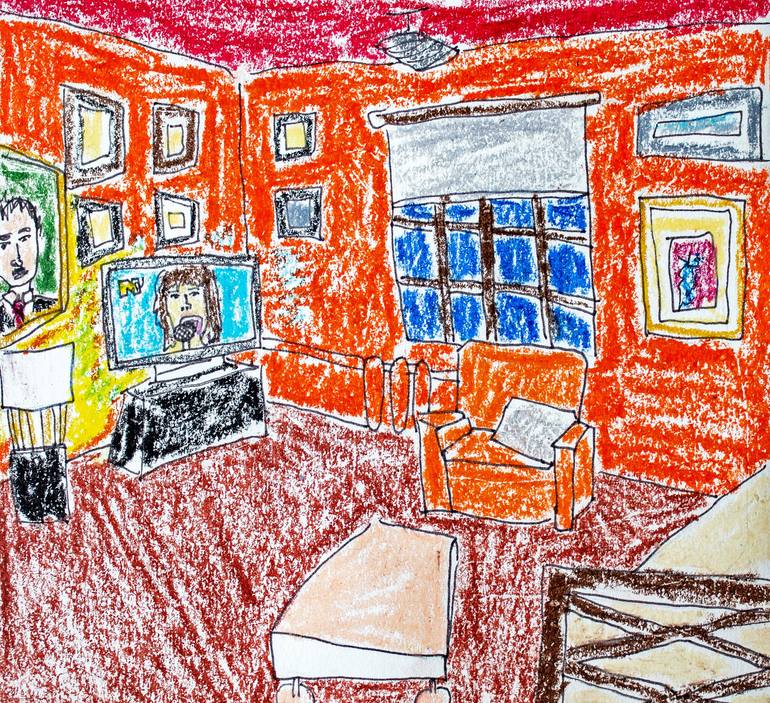 Cinnabar Drawing by Lana Krainova | Saatchi Art